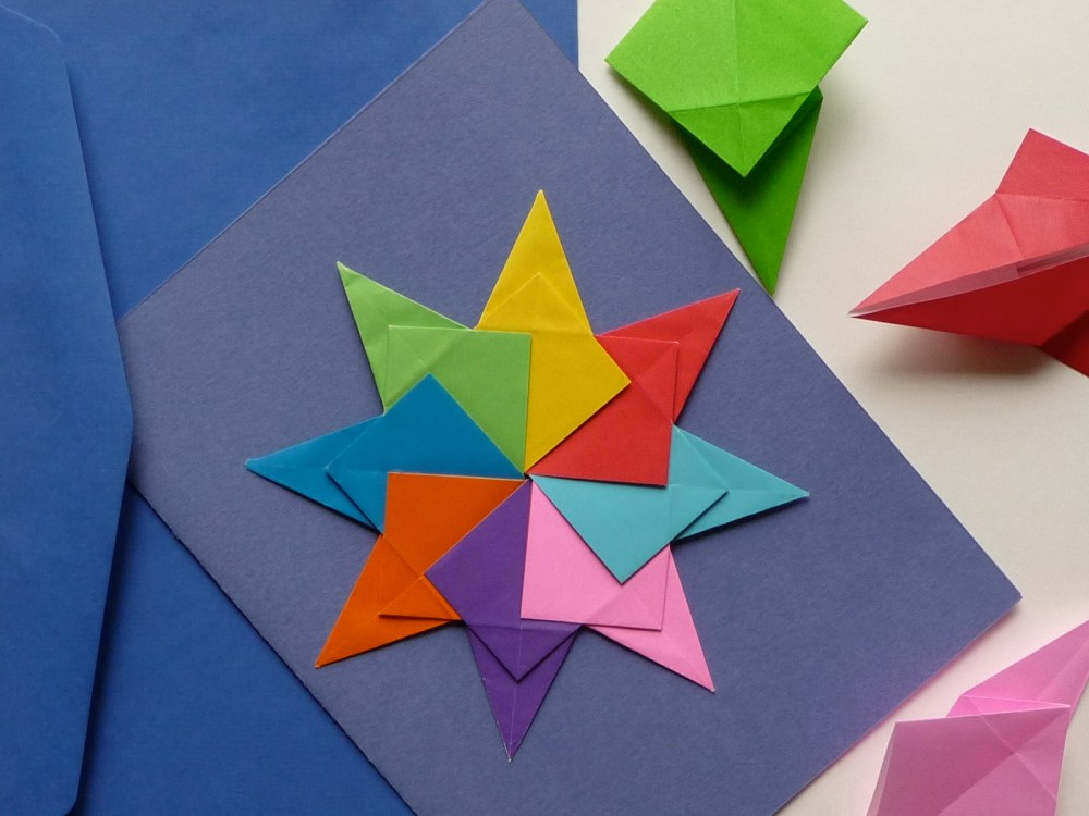 Origami Star Card | ArtClubBlog