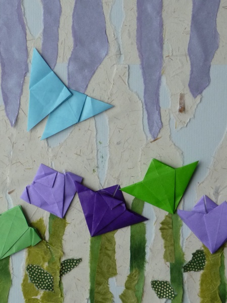 Japanese Paper Collages | ArtClubBlog