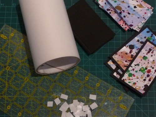 Splattered Greeting Cards | ArtClubBlog