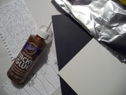 Foil Drawings | ArtClubBlog