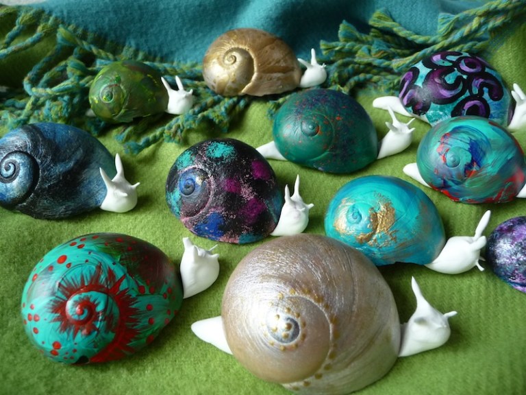Painted Snails | ArtClubBlog