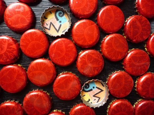 Bottle Cap Matching Game | ArtClubBlog