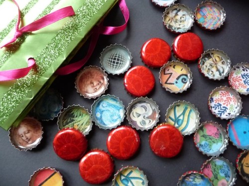 Bottle Cap Matching Game | ArtClubBlog