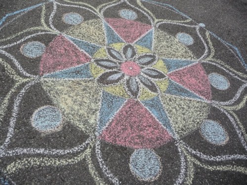 Chalk Mandalas | ArtClubBlog